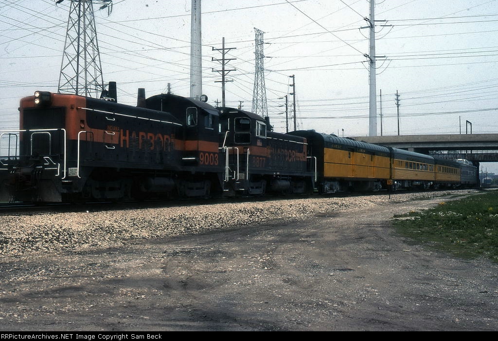 IHB 9003 and 8877 on the Kankakee Line